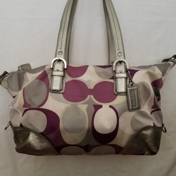 Coach | Bags | Authentic Coach Signature Handbag | Poshmark